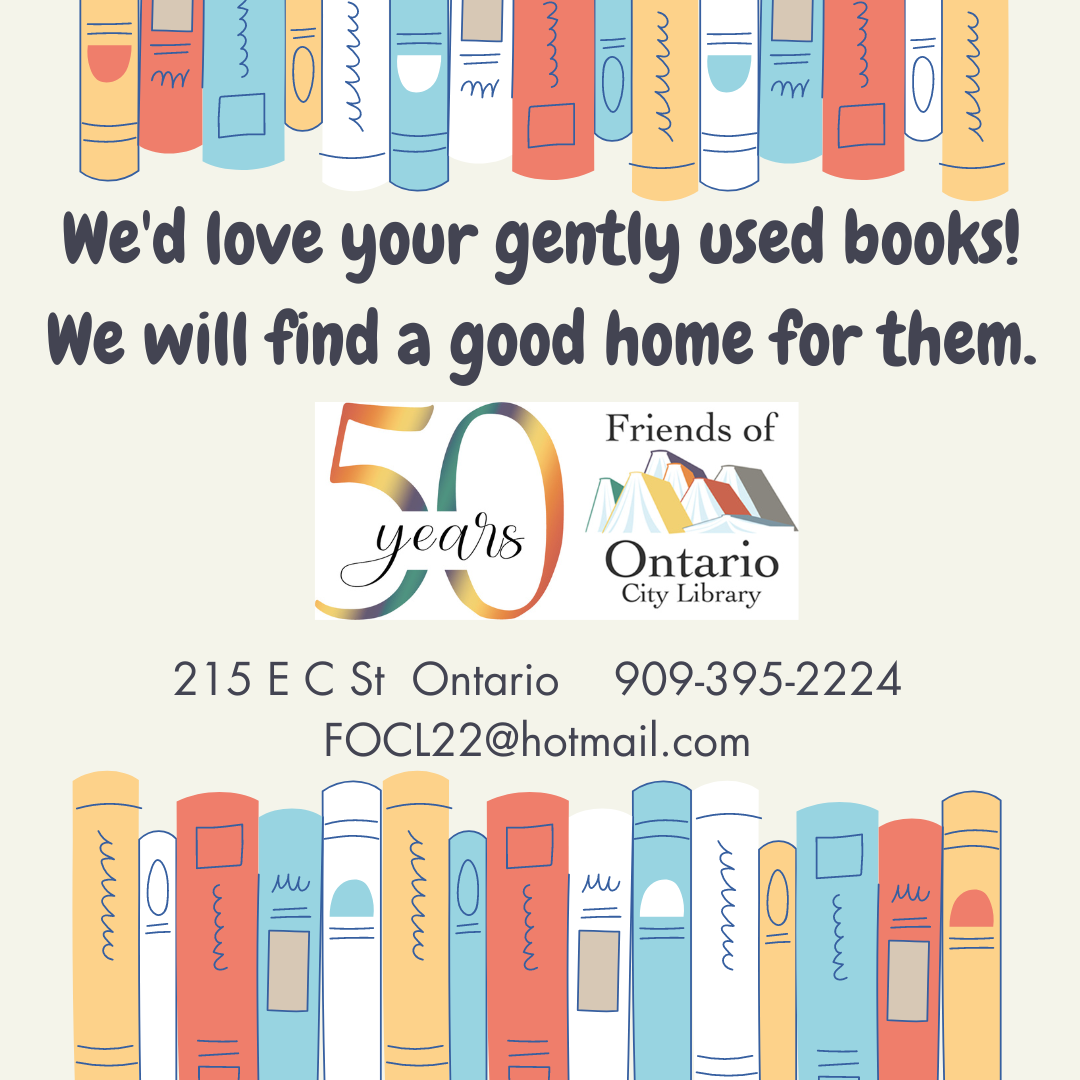 Book Store – Friends of Ontario City Library